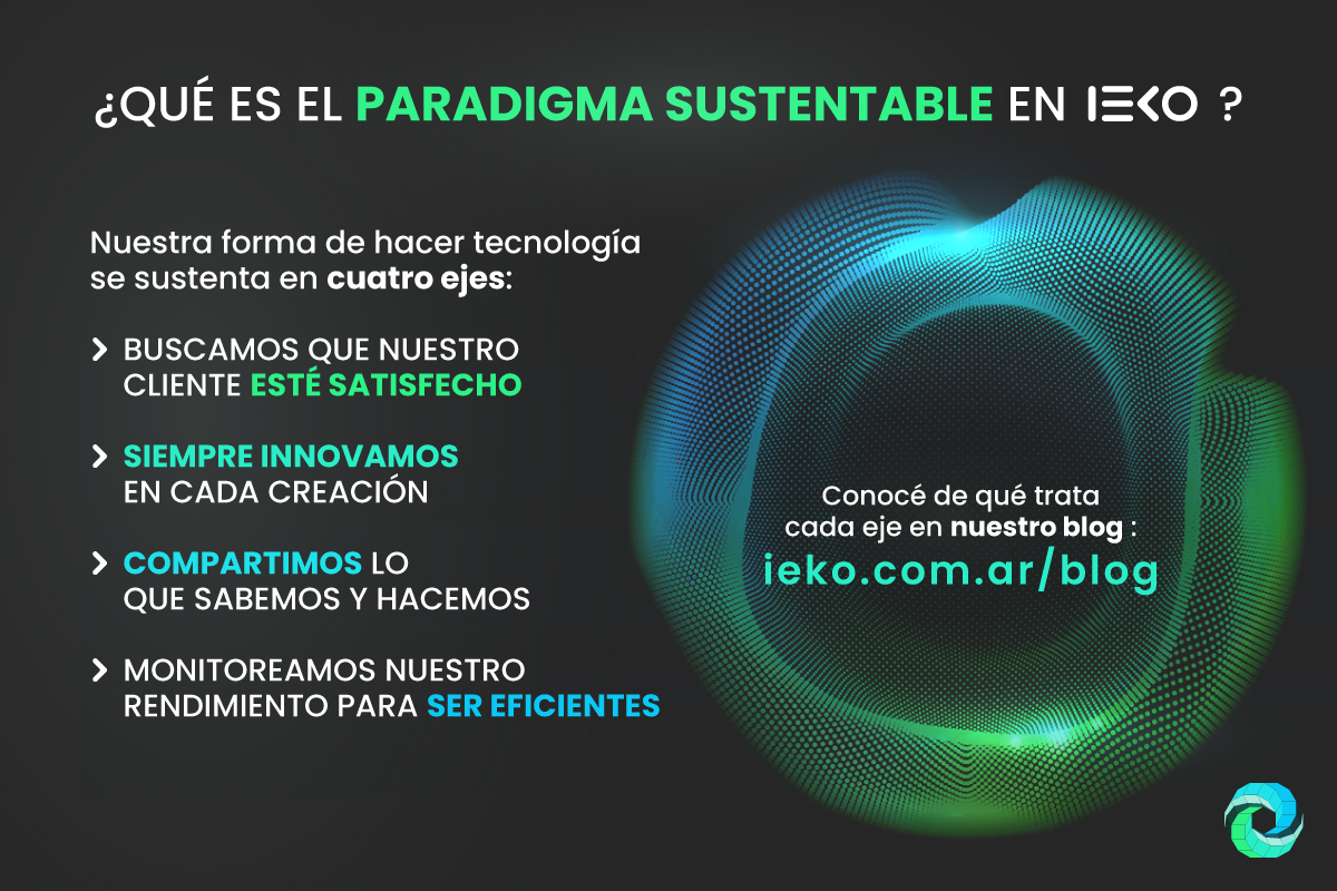 Conocé nuestro paradigma de software sustentable en IEKO - IEKO